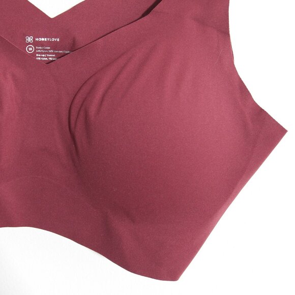 Honeylove | Intimates & Sleepwear | Honeylove Vneck Bra Fig Purple ...